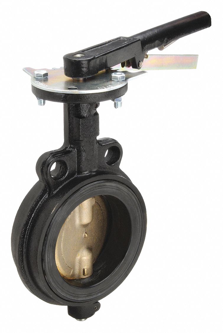 MILWAUKEE VALVE BUTTERFLY VALVE, 3 IN PIPE, CONCENTRIC, 200 PSI MAXIMUM ...