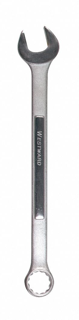 Combination Wrench, Alloy Steel, Satin, 11 39/64 in Overall Length ...