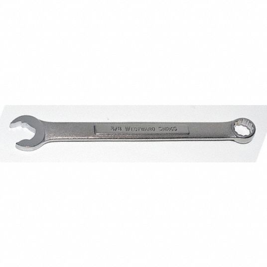 WESTWARD, Alloy Steel, Satin, Combination Wrench - 5MR65|5MR65 - Grainger