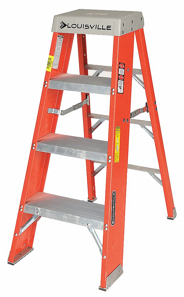 Step Stool,48 In H,300 lb.,Fiberglass - Grainger