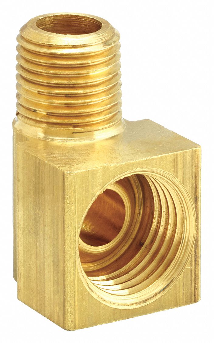 5/16 in OD x 1/8 in Pipe Fitting Size, Threaded, Flared Fitting Elbow - 5MTE8|402X5 - Grainger