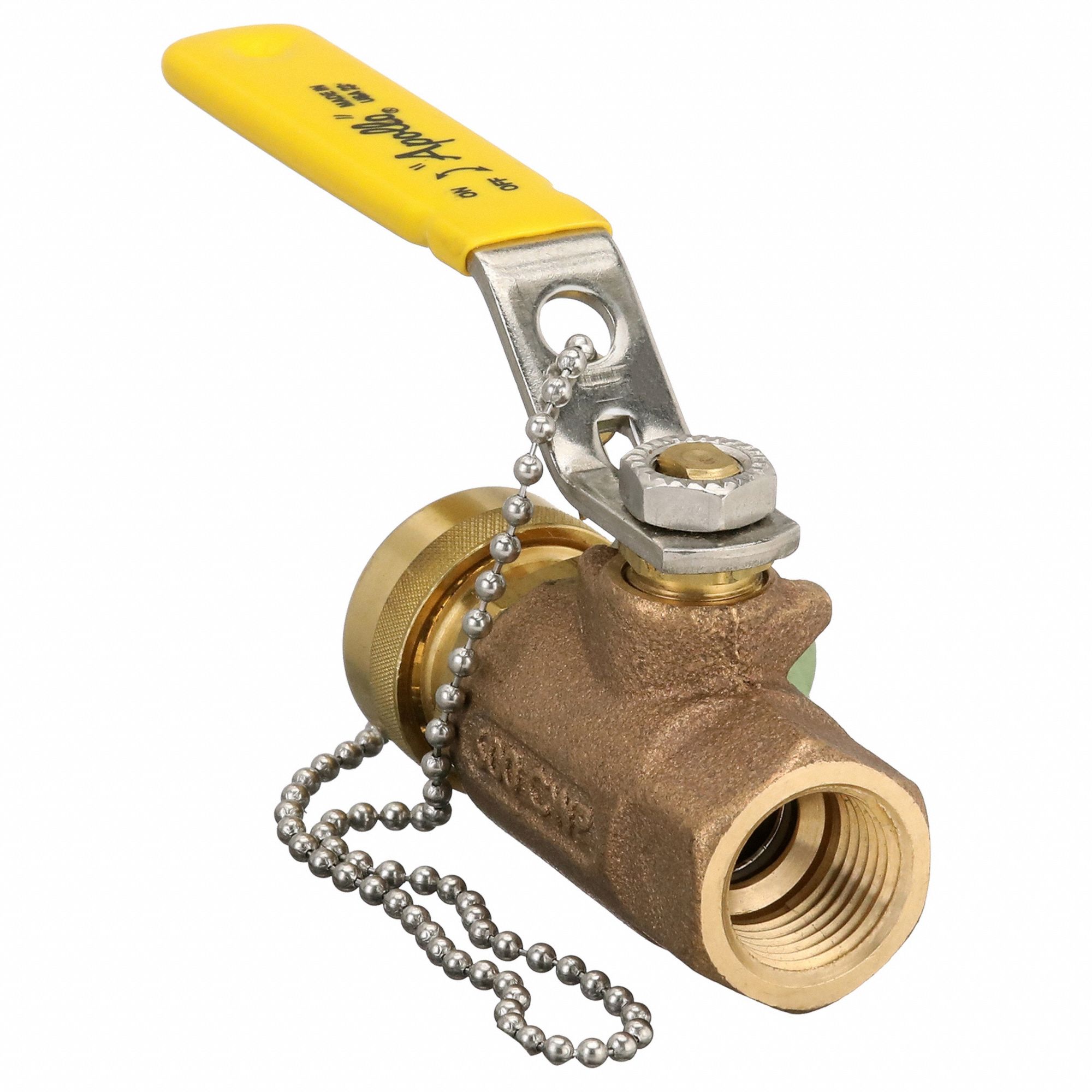 APOLLO, 1/2 in, Bronze, Manual Two-Way Ball Valve - 5MU26|70103HC ...
