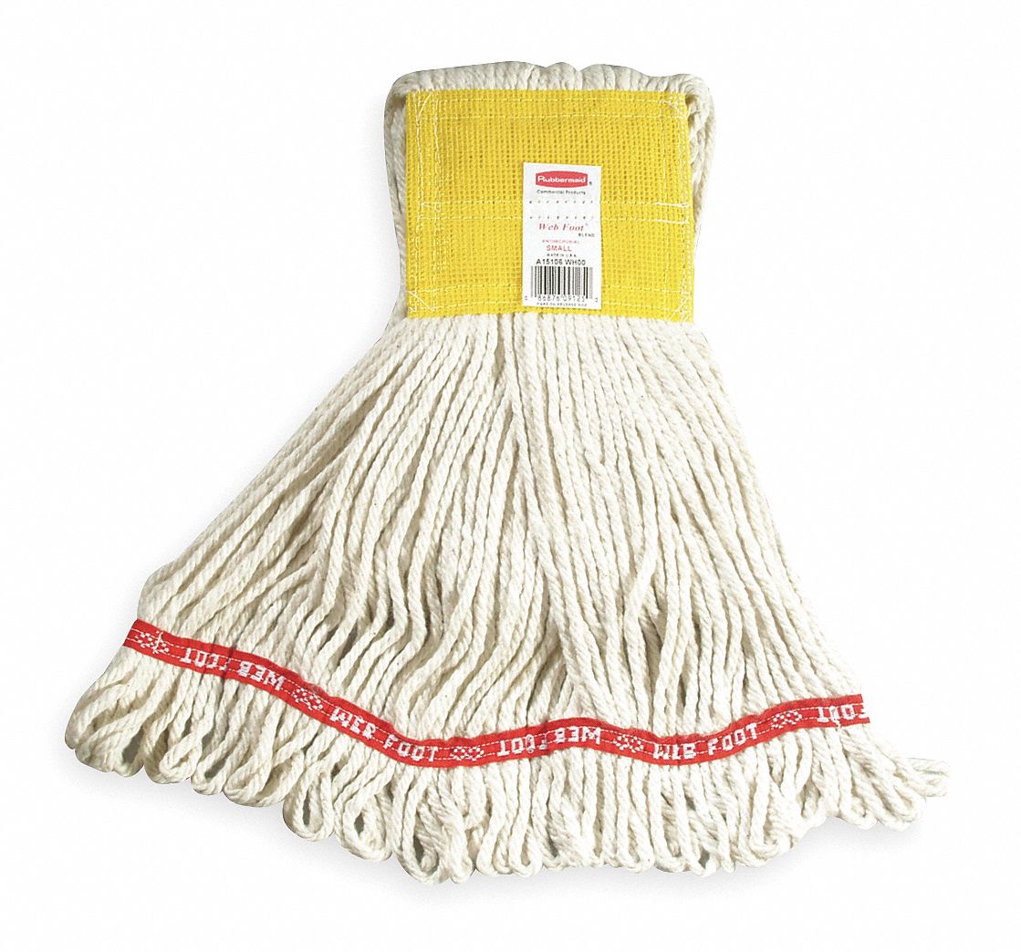 RUBBERMAID COMMERCIAL PRODUCTS, String Mop, Launderable, Wet Mop ...