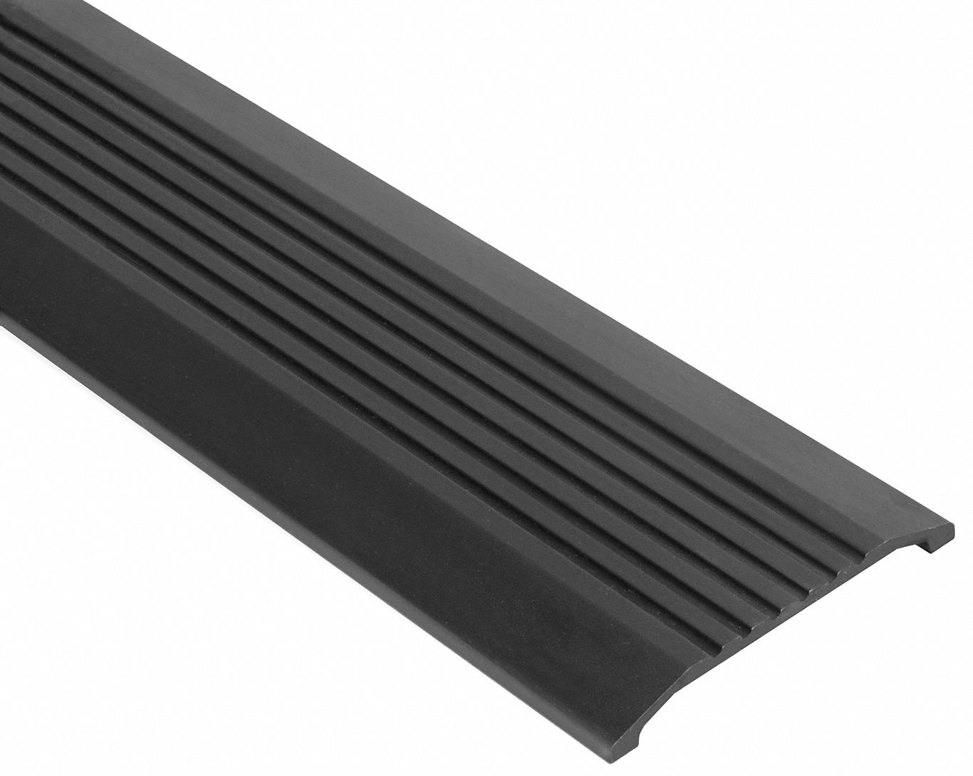 3 ft x 4 in x 1/2 in Fluted Top Saddle Threshold, Brown - Grainger