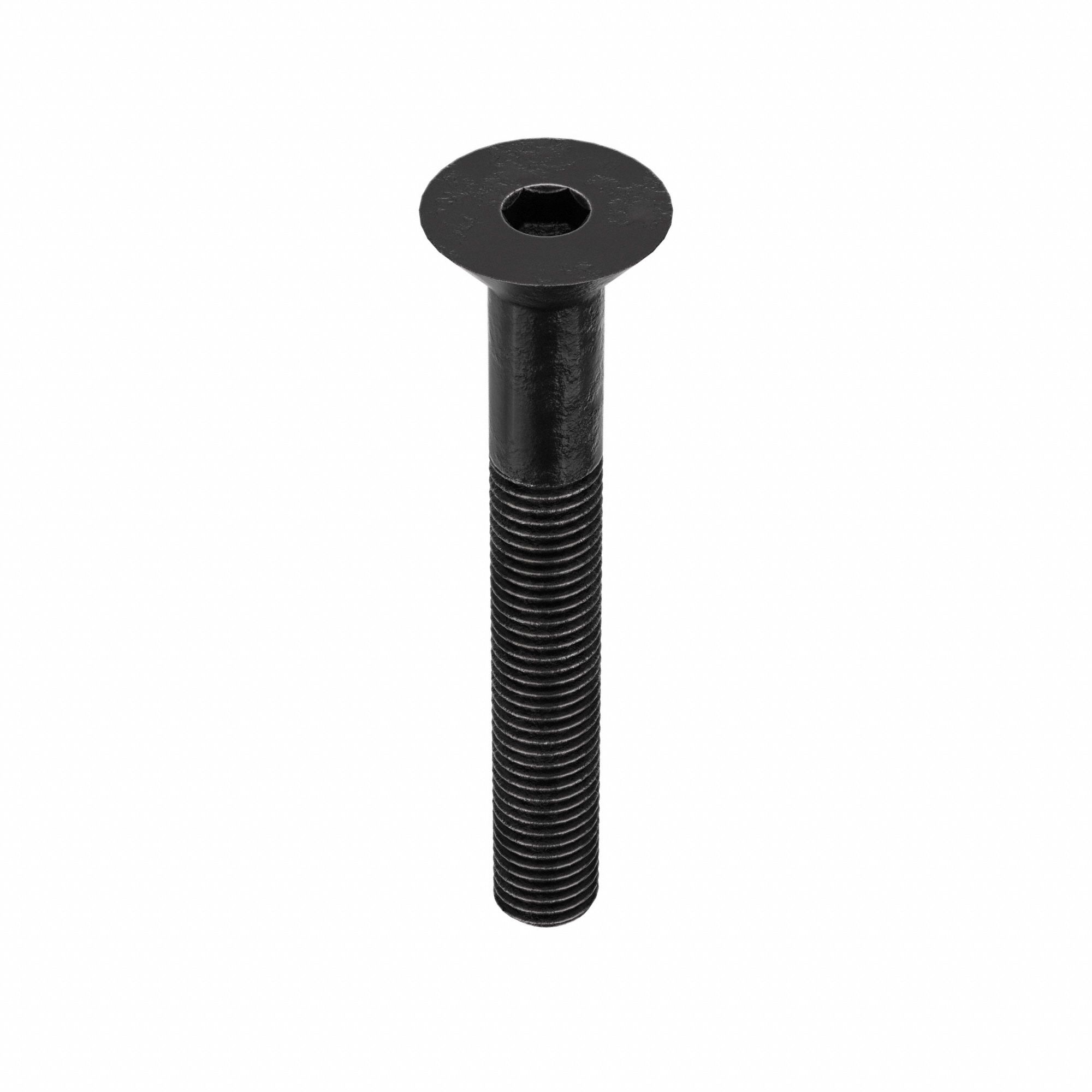 1/4"-28 Thread Size, 1 3/4 in Lg, Socket Flat Head Screw - 5MYH3|5MYH3 ...
