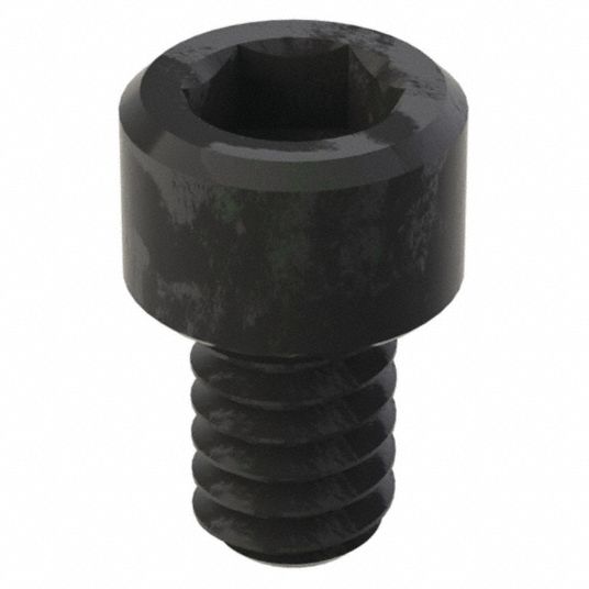 Button, Socket Head Cap Screw, 3/8"-16, Steel, Alloy Steel, Black Oxide ...