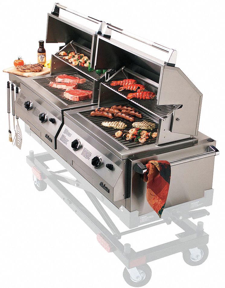 Stainless, Silver Vein, High Gloss Black, Infrared Grill Package ...