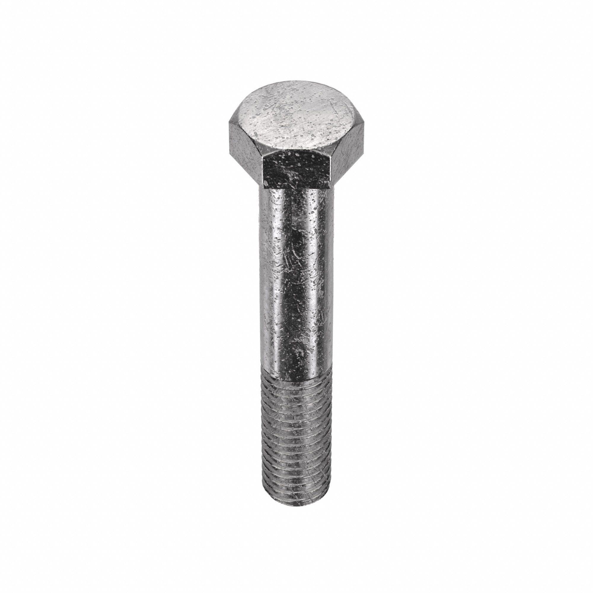 Stainless Steel, Plain, Hex Head Cap Screw - 5NA86|CCOBZZZZZAAZZT ...