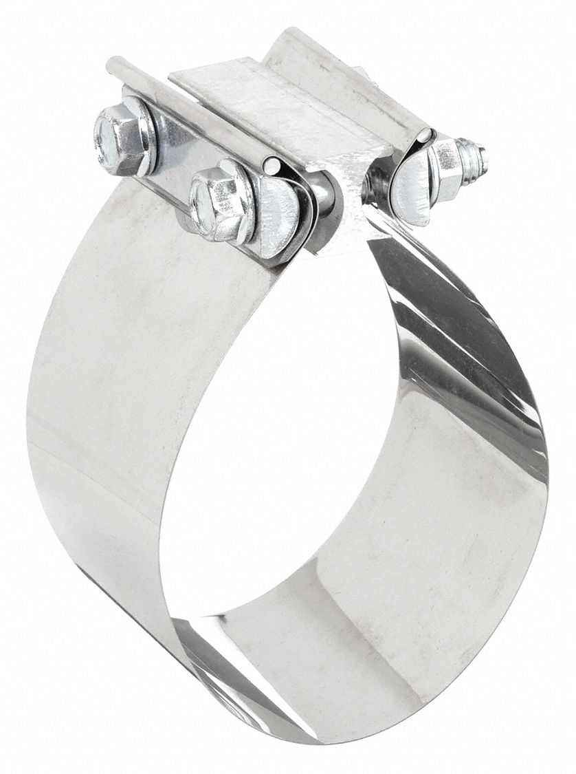 NICKSON EXHAUST SOLUTIONS, Band Clamp, 4 in Compatible Pipe Dia - Max ...