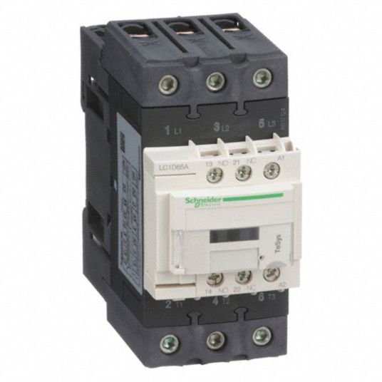 SCHNEIDER, Non-Reversing, 3 Poles, IEC Magnetic Contactor - 5NHD7 ...