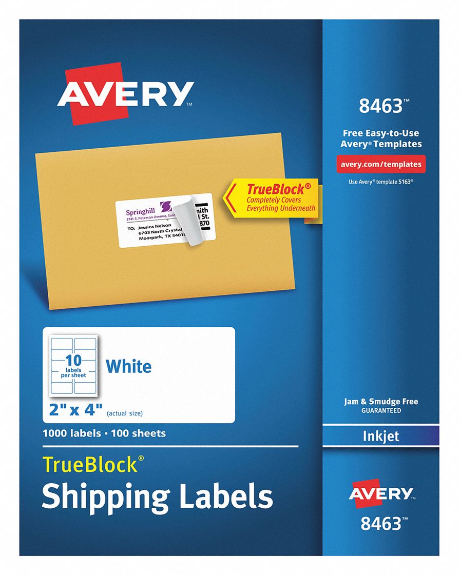 Avery Label Template 5263