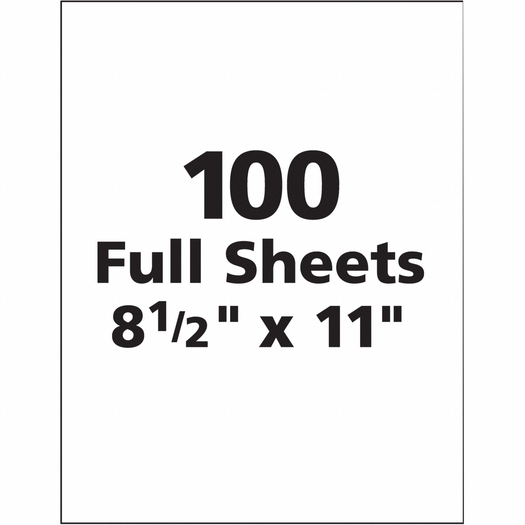 AVERY Laser Label 5 165 Avery Template White 11 In Label Ht 8 1 2 