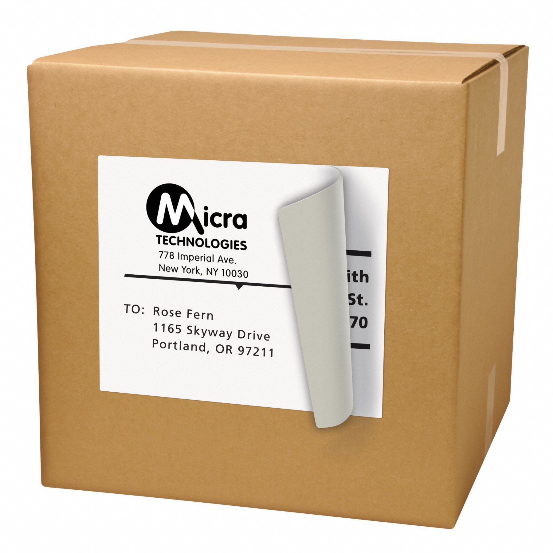 AVERY Laser Label 5 165 Avery Template White 11 In Label Ht 8 1 2 