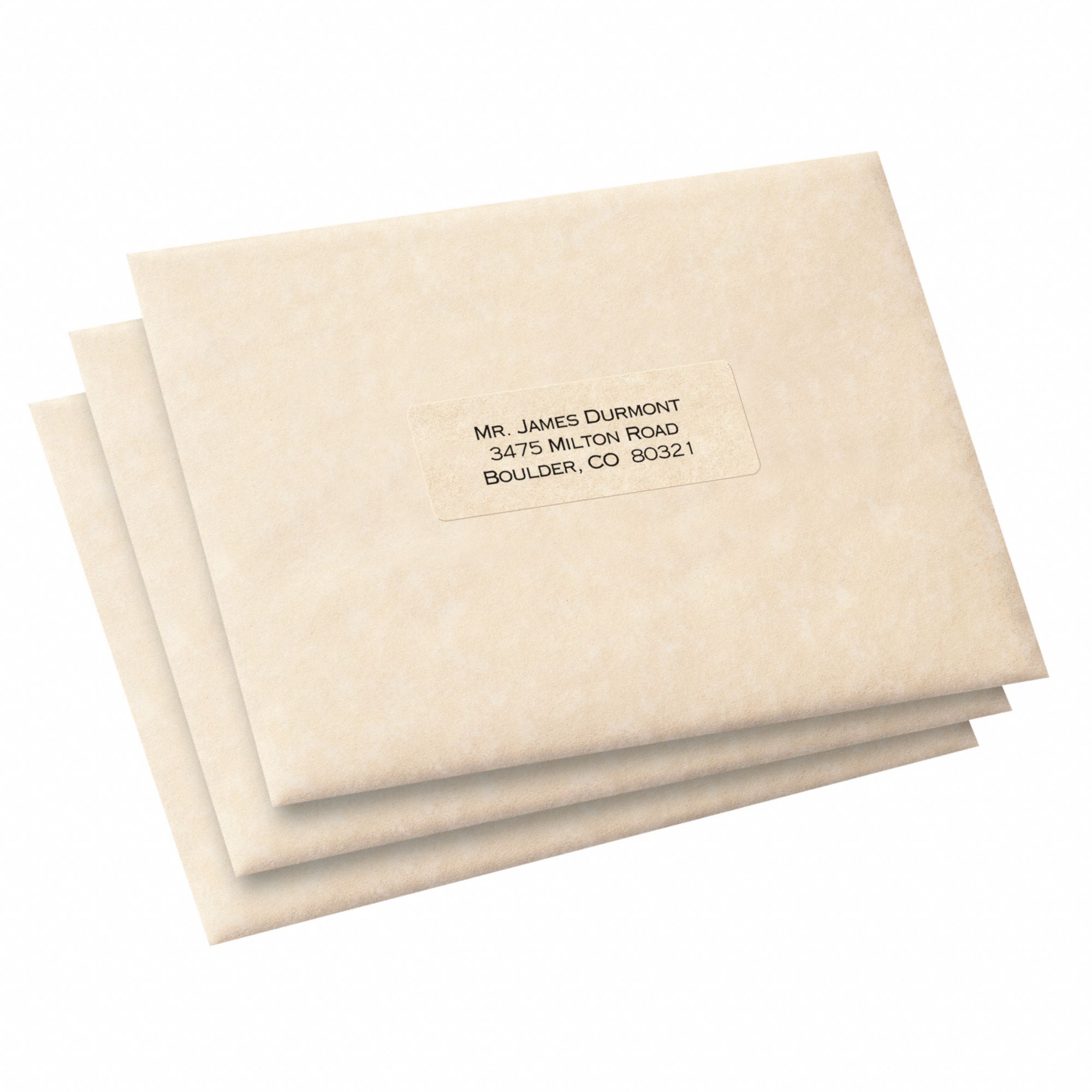 AVERY Laser Label 5 660 Avery Template Clear 1 In Label Ht 2 5 8 