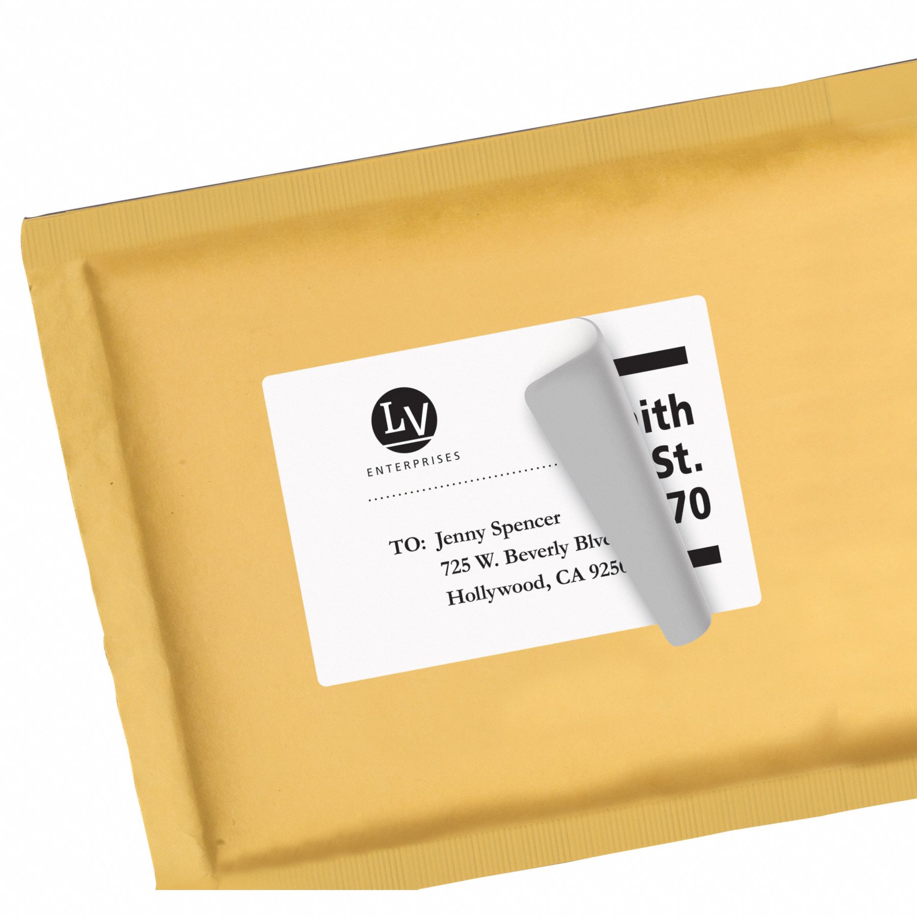 AVERY Inkjet Label 8 463 Avery Template White 2 In Label Ht 4 In 