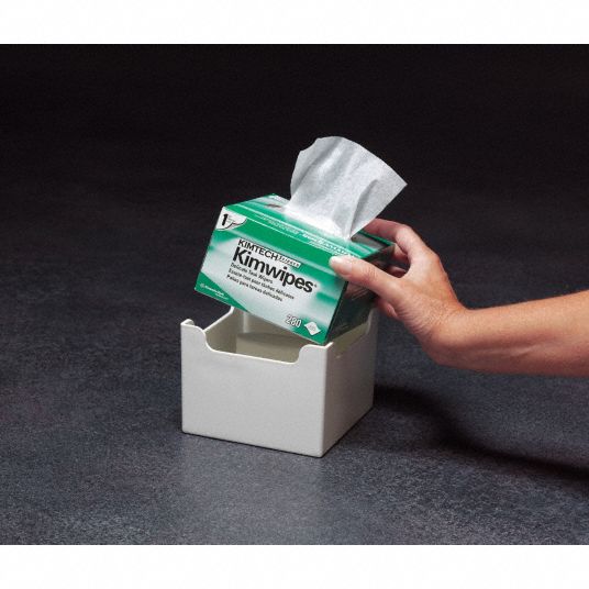 PUSH-UP BOX Dry Wipe Dispenser: Surface, (280) Wipes Capacity, Plastic ...