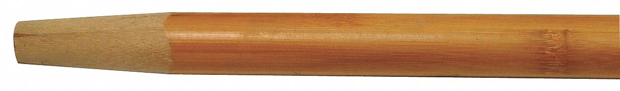 POPLAR WOOD, Tapered, Broom Handle - 66DA87|0760BW - Grainger
