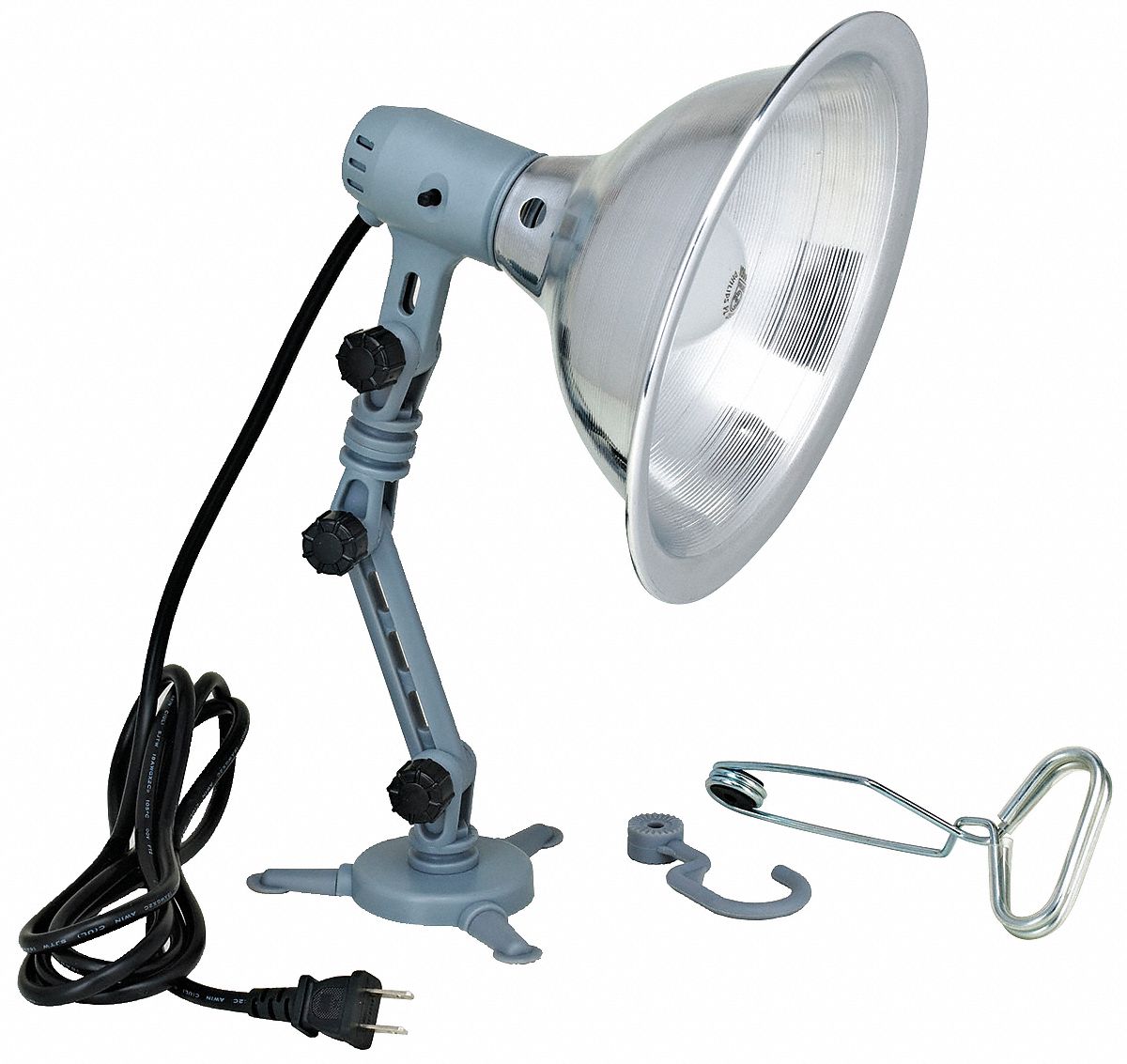 LUMAPRO, Incandescent, 12.5 in Arm Reach, Articulating Arm Task Light ...