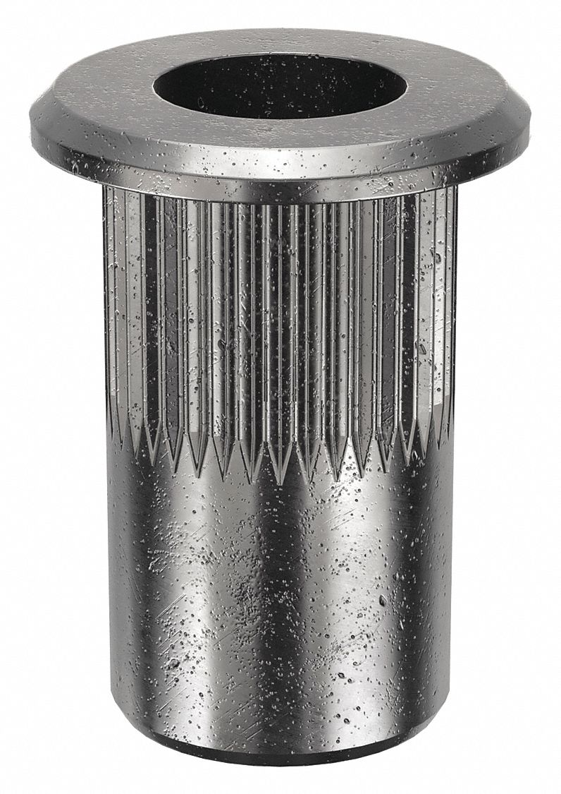#10-24 Thread Size, 33/64 in Overall Lg, Rivet Nut - 5NNL3|U69135.019. ...