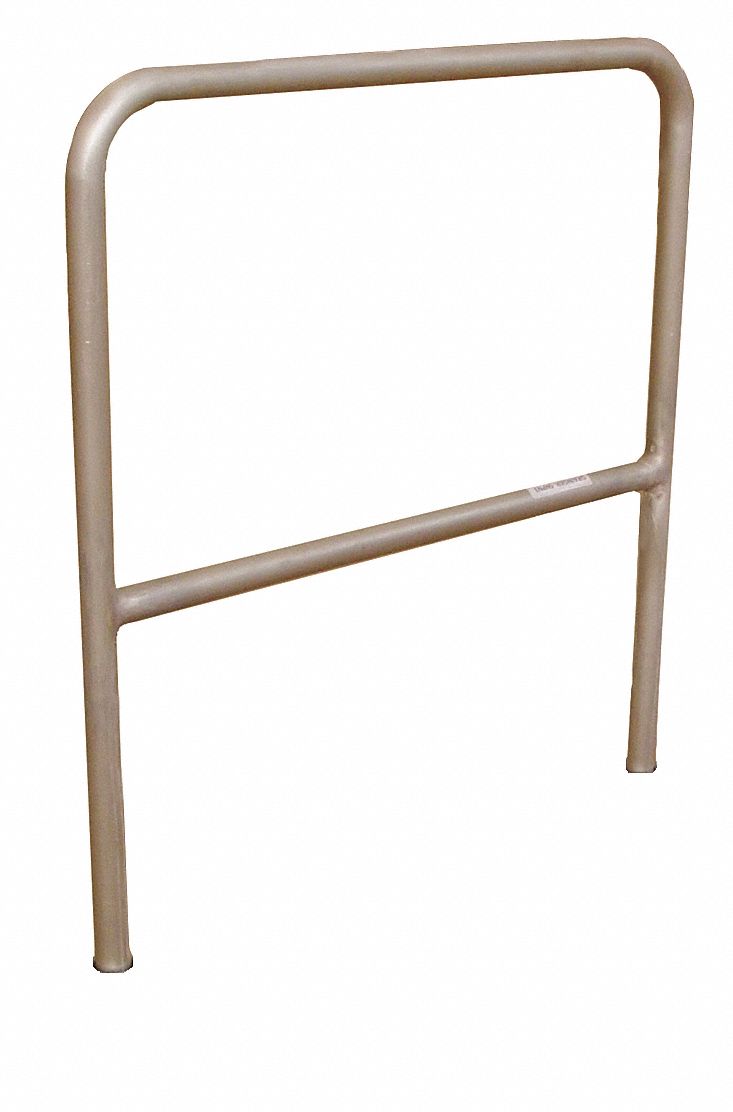 Toe Board Not Included, Floor Mounted Rail Mounting, Handrail Section ...