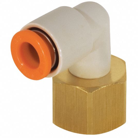 SMC Female Elbow, 90° - 5NTD9|KQ2LF07-35 - Grainger