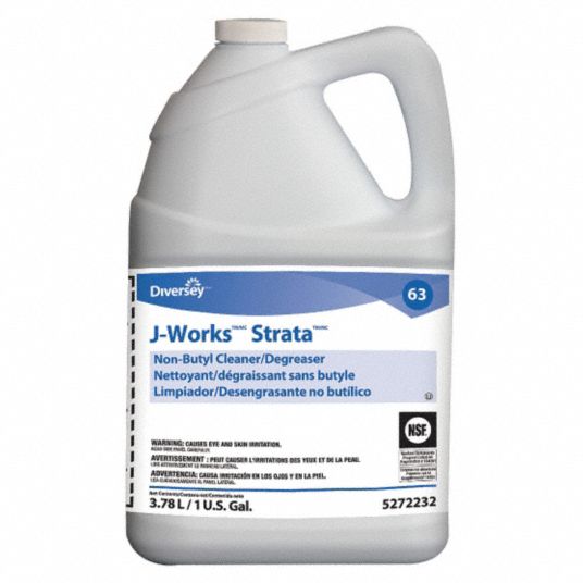 DIVERSEY Cleaner/Degreaser: Solvent Based, Jug, 1 gal Container Size ...