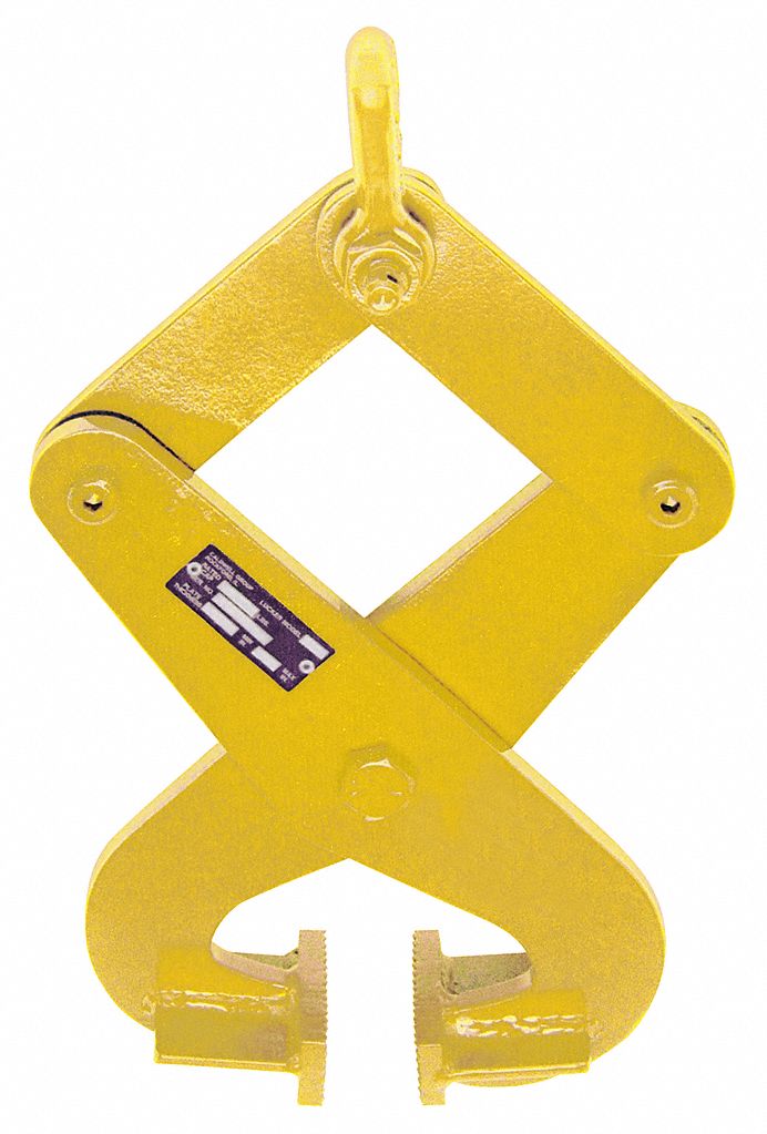 CALDWELL, Rail Tongs, 2,000 lb Working Load Limit, Lifting Tong - 5NVN8 ...