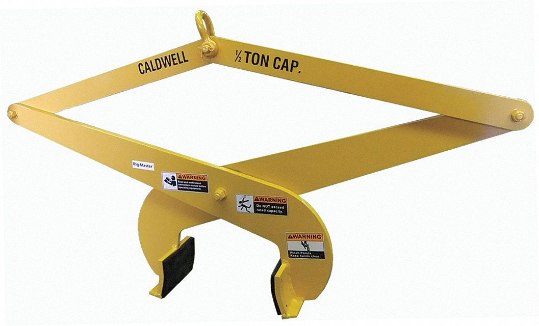 CALDWELL, Slab Tongs, Concrete Slabs/Metal Slabs/Stone Slabs, Lifting ...