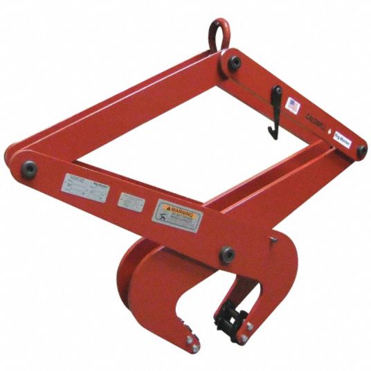 CALDWELL, Pressure Tongs, Concrete Slabs, Lifting Grab - 5NVP9|173-1/2 ...