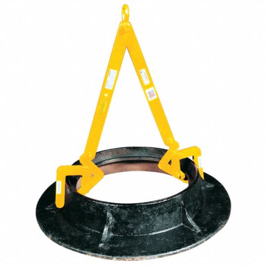 CALDWELL, Manhole Sleeve Lifter, 1,000 lb Working Load Limit, Manhole ...