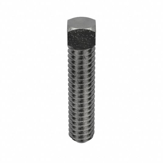 1/4"-20 Thread Size, 1 1/4 in Overall Lg, Socket Set Screw - 5NZY4 ...