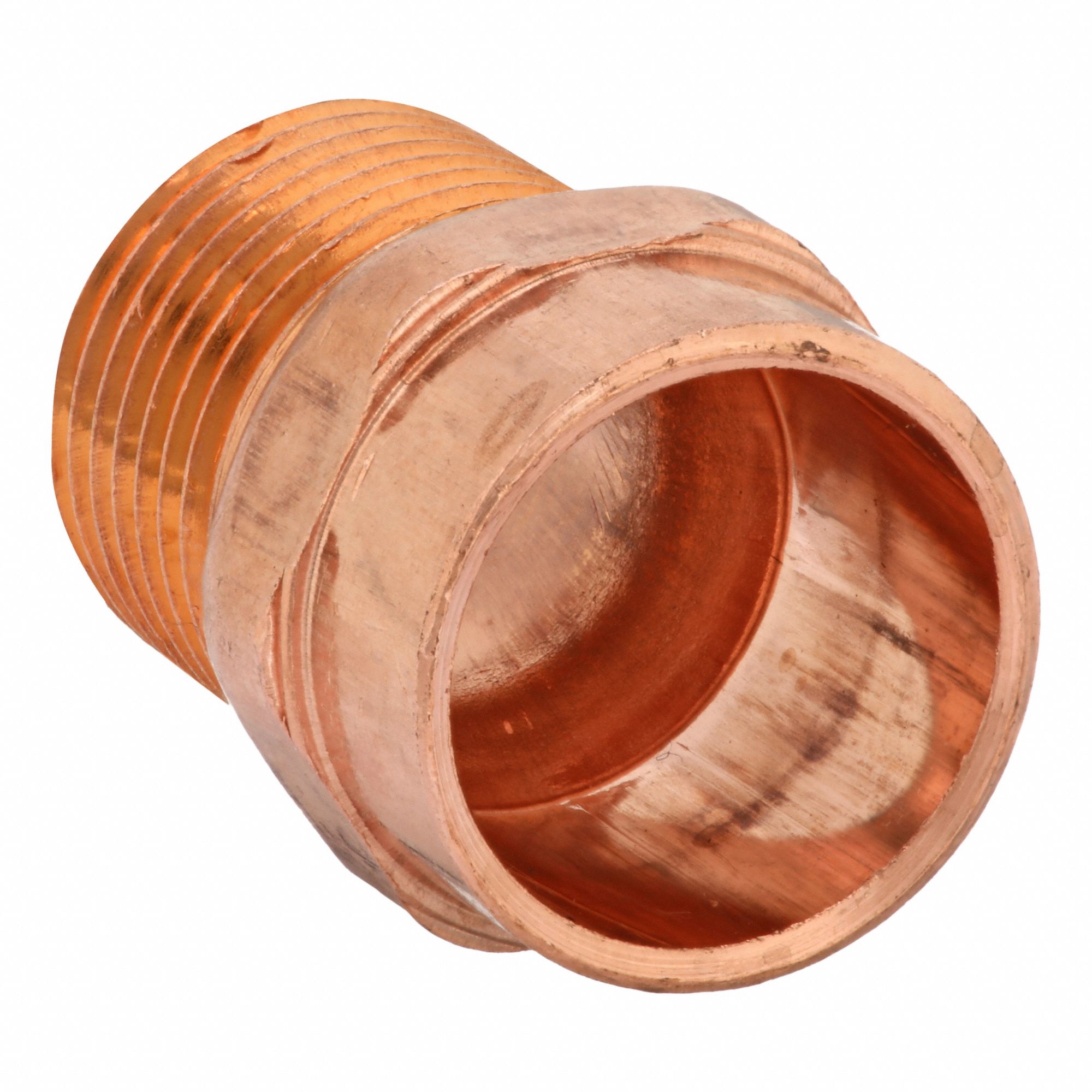 NIBCO, 1/2 in CTS x 3/8 in Pipe, Cup x MNPT, Sweat Fitting Adapter ...