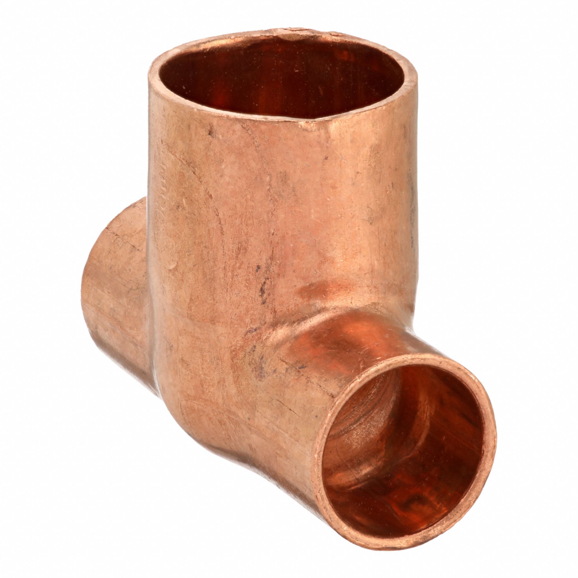 NIBCO, 1/2 in CTS x 1/2 in CTS x 3/4 in CTS, Cup x Cup x Cup, Sweat ...