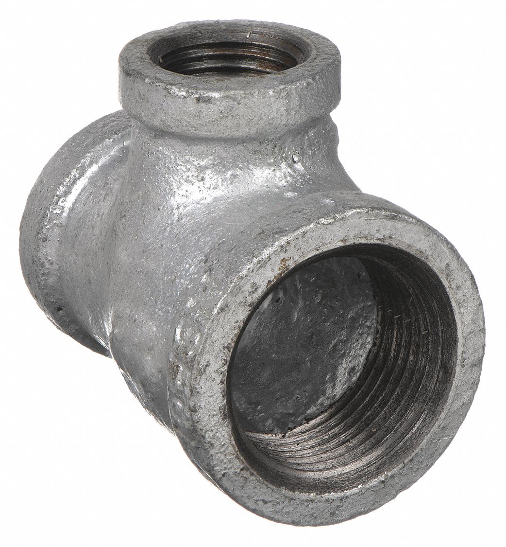 APPROVED VENDOR REDUCING TEE,1 X 3/4 X 1/2 IN,GALV - Metal Pipe Fittings - WWG5P862 | 510-543HC ...