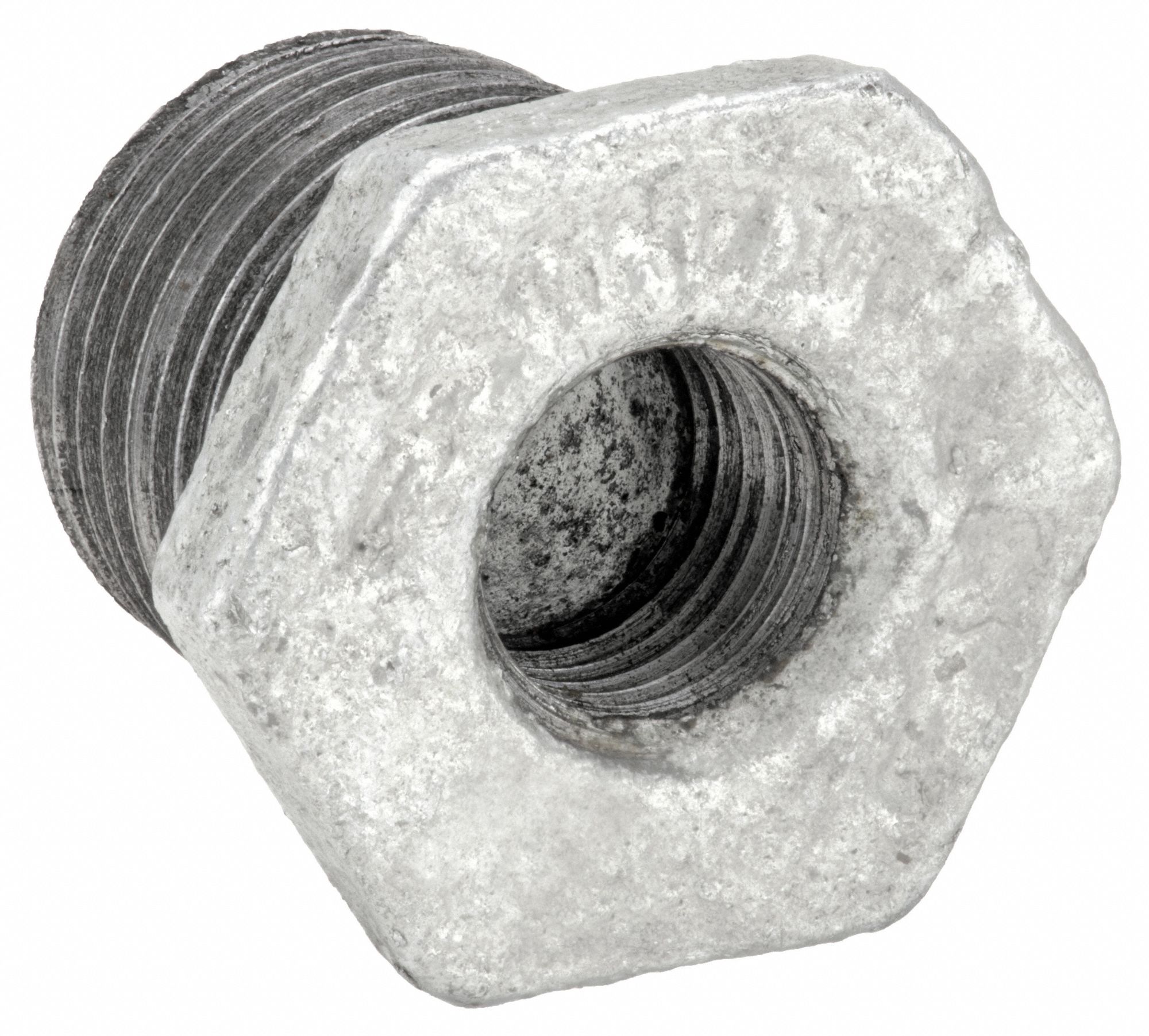 Malleable Iron, 1/2 in x 1/4 in, Hex Bushing - 5P878|5P878 - Grainger