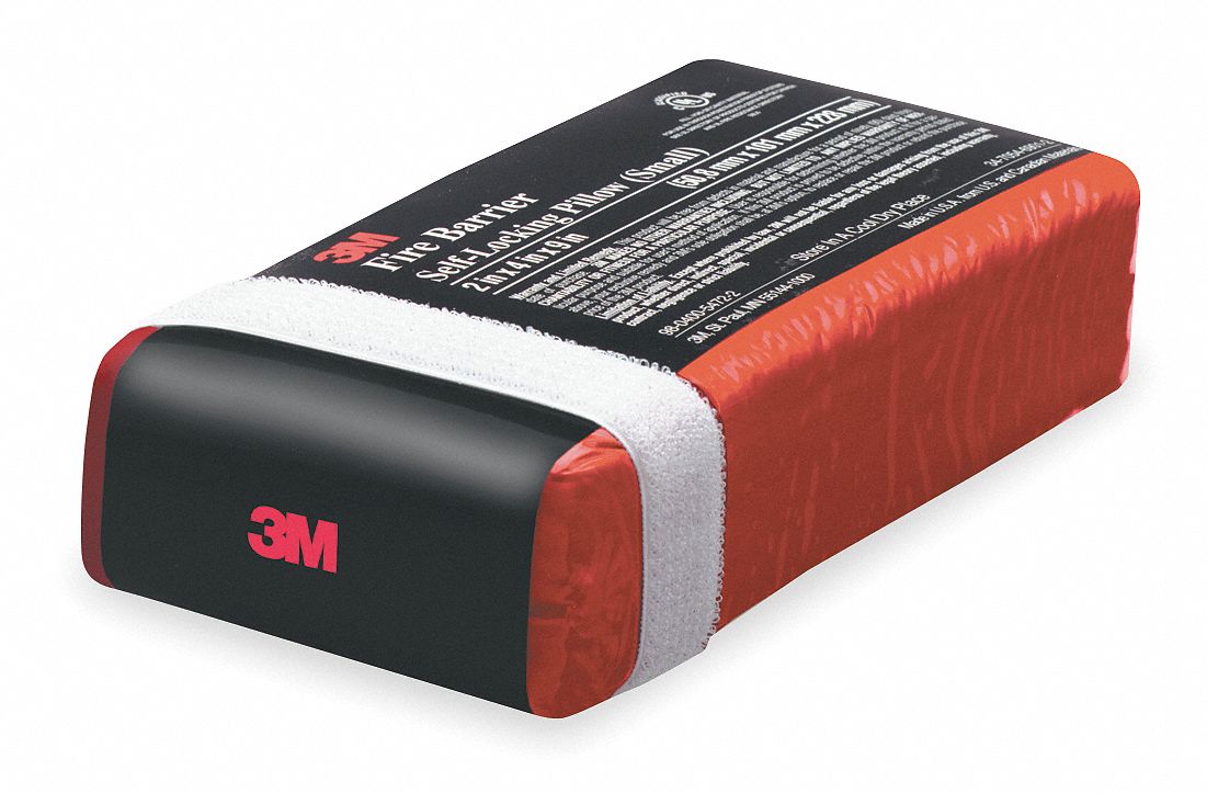 3M, 9 in Overall Lg, 4 in Overall Wd, Firestop Pillow - 5PB34|SLP-SMALL ...