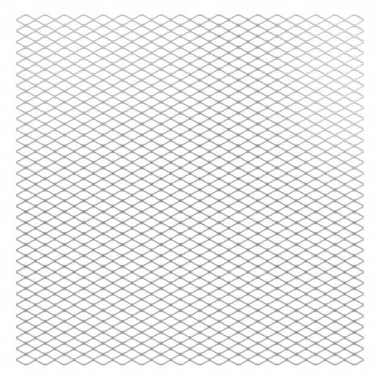 Expanded Sheet,Flat,Carbon,2x2 ft,3/4-#9 - Grainger