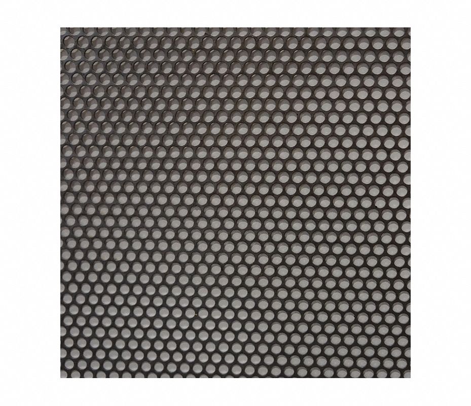 APPROVED VENDOR Lámina Perforada, Ancho 36 pulg.,Cal 16 - Láminas ...