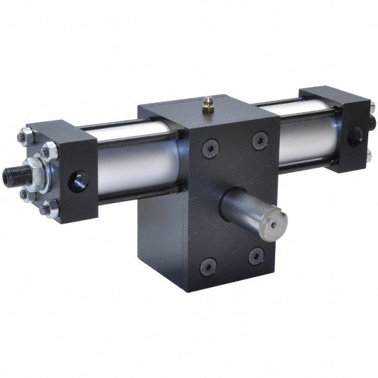 SPEEDAIRE Rotary Actuator: Single Rack, 180° Rotation Angle (Deg.), 93 ...