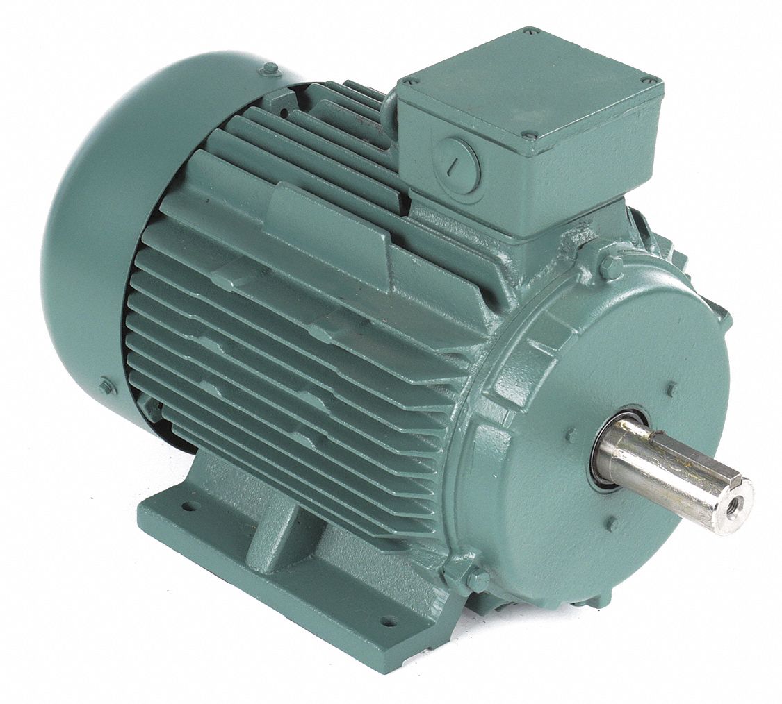 10 HP Premium Efficiency Metric Motor,3-Phase,1765 Nameplate RPM,230/ ...