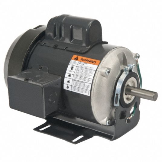 General Purpose Motor, 1/4 HP, Capacitor-Start, Nameplate RPM 1140 ...