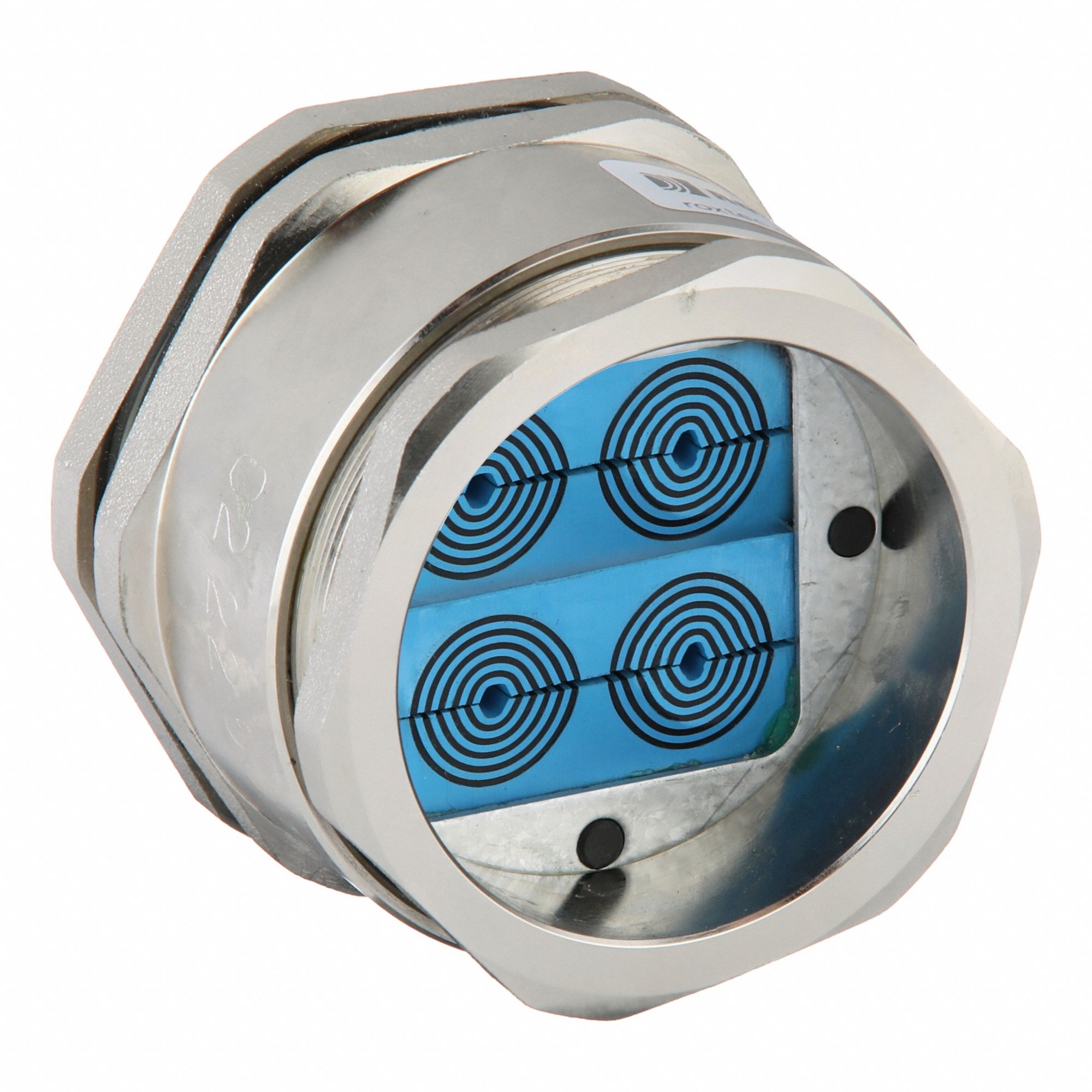 ROXTEC GLAND, 4 Ports, Brass, Cable Gland - 5PHF1|RG M63/4 - Grainger