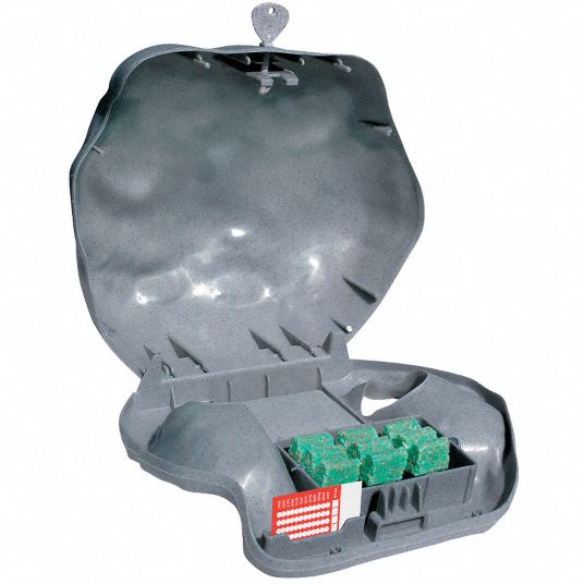 Rodent Rock Rodent Station,Slate Gray - Grainger