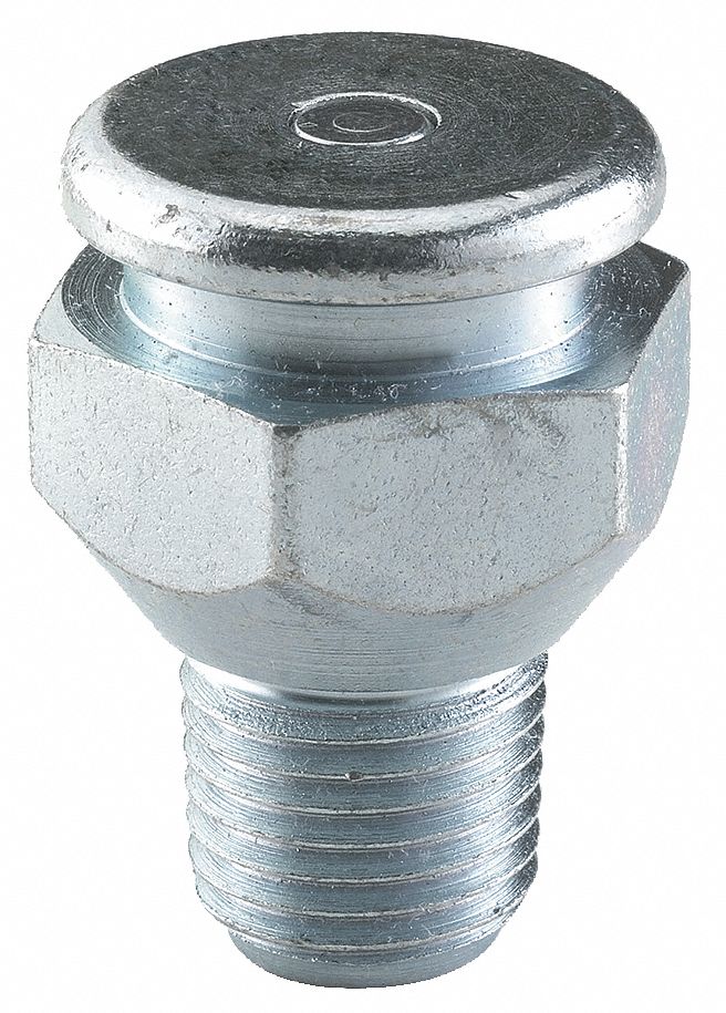 Button Head Fitting, 1/4" Thread Size, Grease Fitting - 5PU46|5PU46 ...