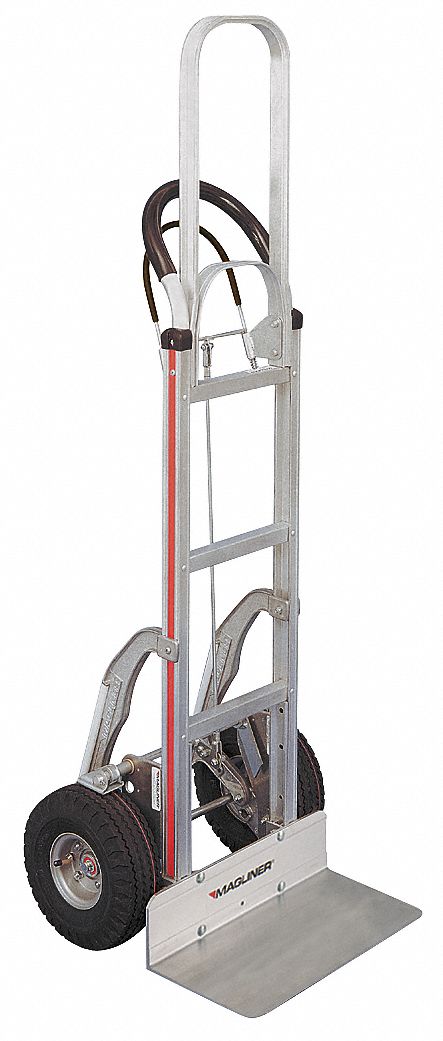 Brake Hand Truck, 500 lb Load Capacity - Grainger