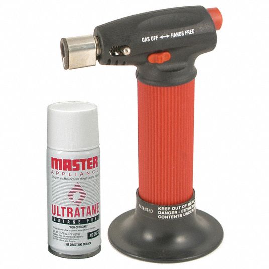 MASTER APPLIANCE Microtorch: 120 min Run Time, Butane Torch with Refill ...