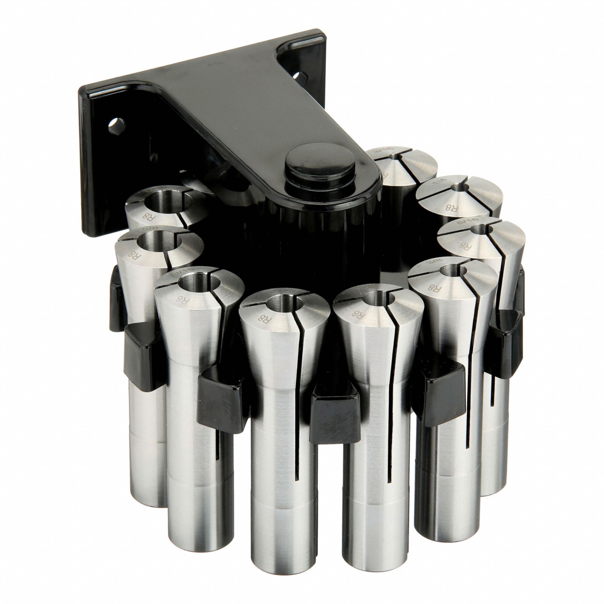 DAYTON, R8, 1/8 in to 3/4 in Collet Size Range, Collet Set - 5PZP0 ...