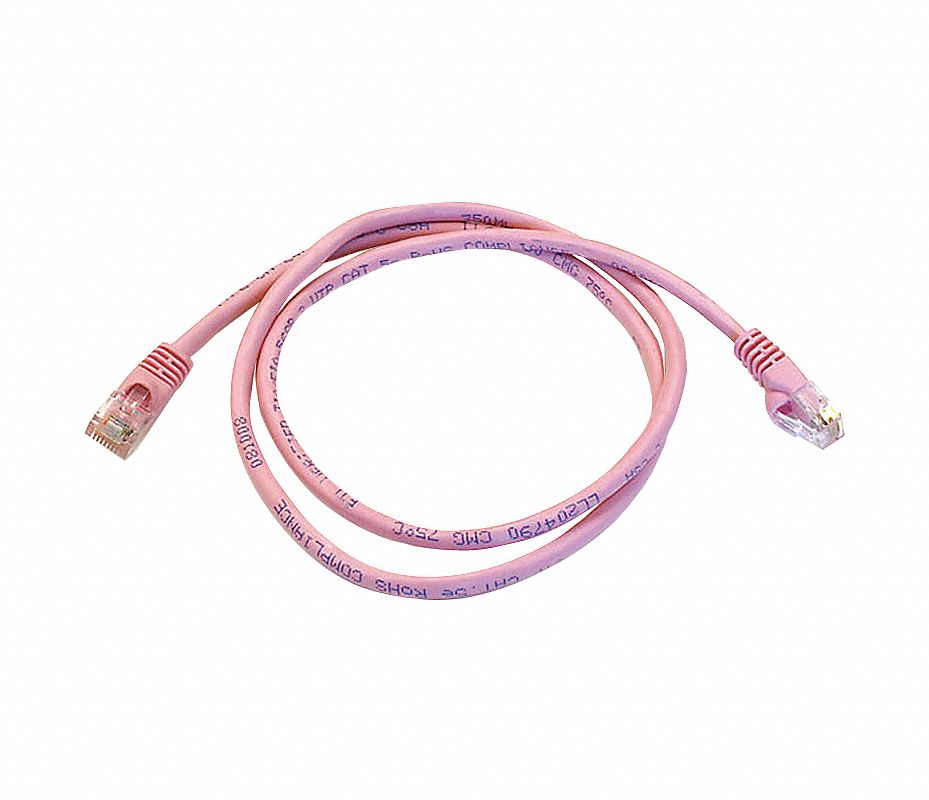 MONOPRICE Cable Ethernet, 5e, 3.0 pies, RJ45, RJ45, Color Rosa - Cables ...