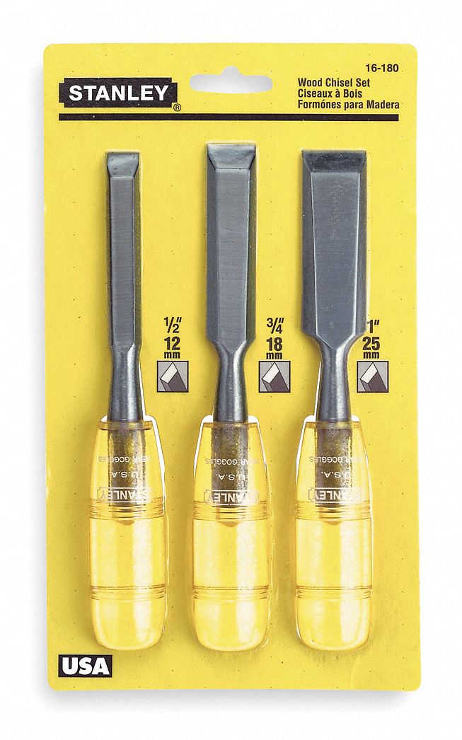 Wood Chisel Set 3 PC - Grainger