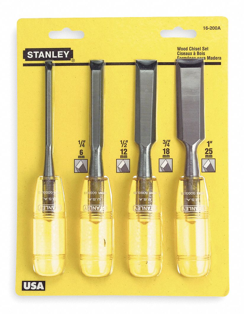 Wood Chisel Set 4 PC - Grainger